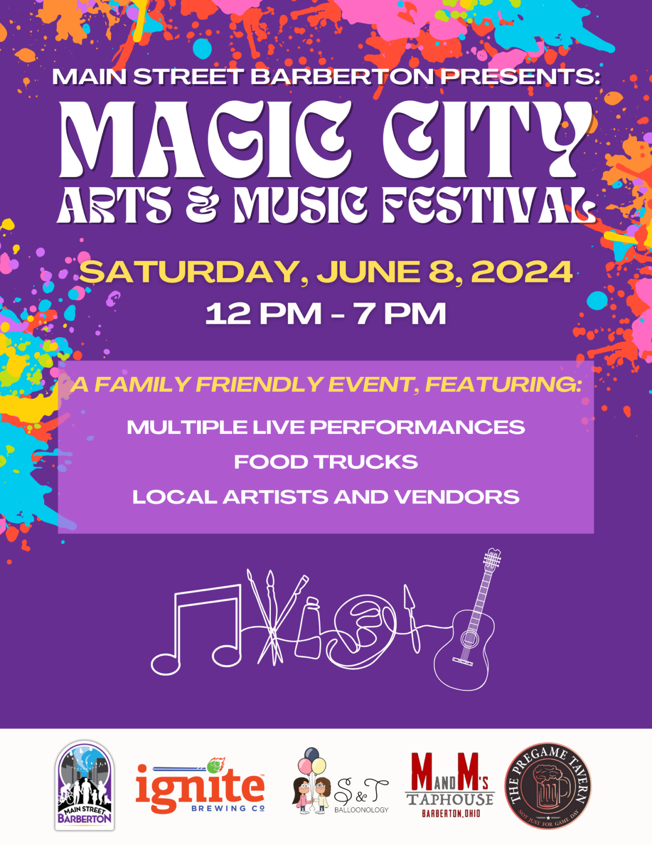 Magic City Art and Music Festival (MSB) - Mainstreet Barberton