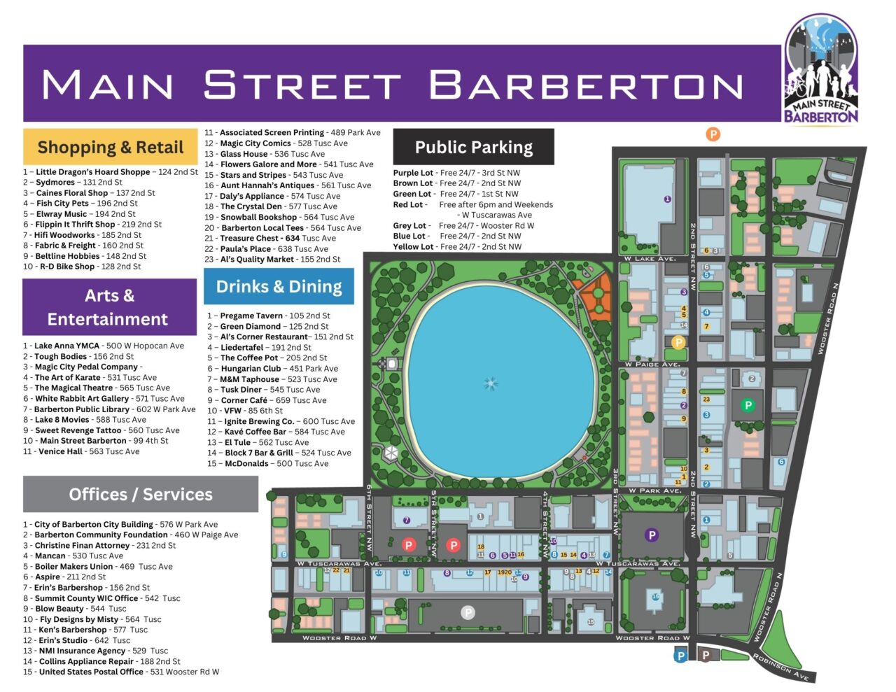 Parking & Info - Mainstreet Barberton